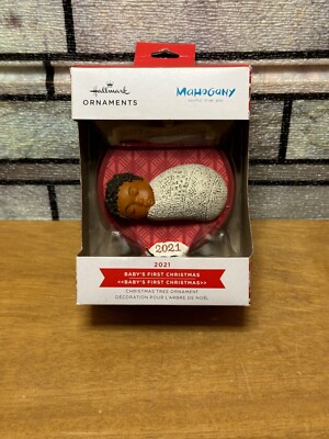 Hallmark Mahogany Baby’s First Christmas Ornament 2021, Free Same Day ...