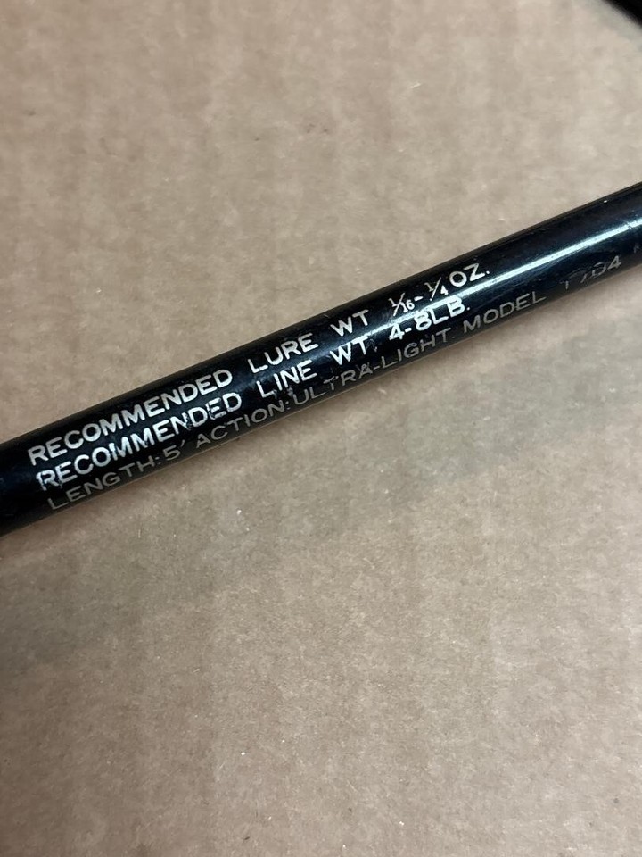 Dolphin UL4 Graphite Composite 5' Ultra Light Action #1704 vintage ...