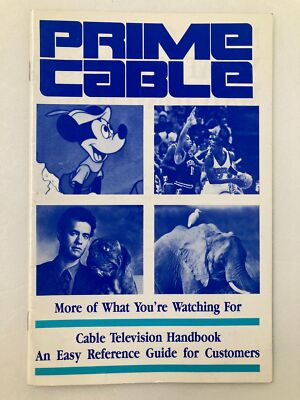 Prime Cable Television Handbook Easy Reference Guide for Customers Tom ...