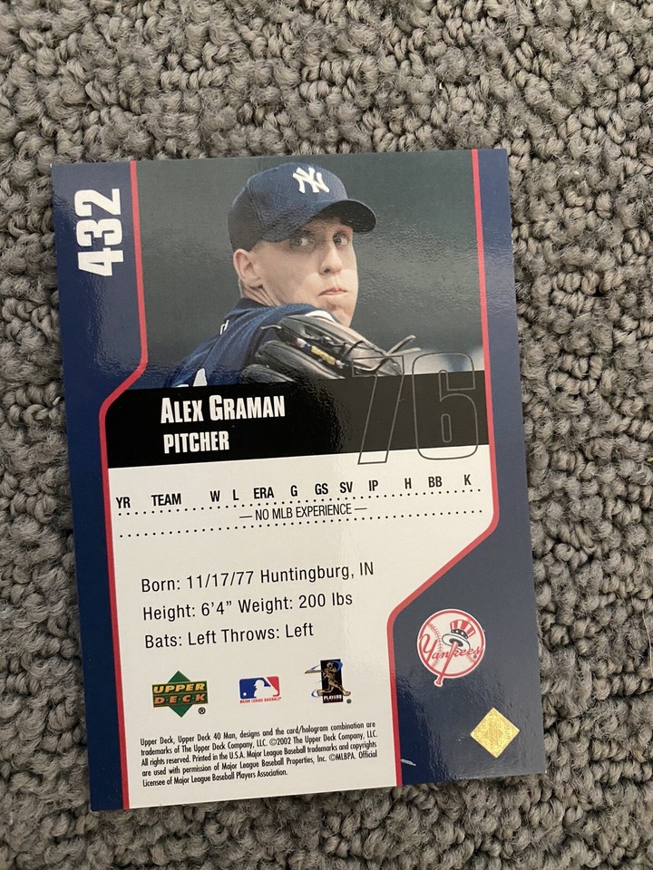 2002 Upper Deck Forty Man Alex Graman Electric Rainbow (35/40) | eBay