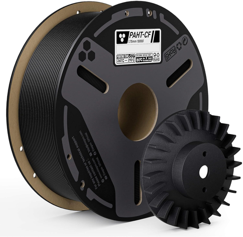 Carbon Fiber PAHT Filament 1.75Mm Black 1KG, Nylon CF High Temp 3D ...