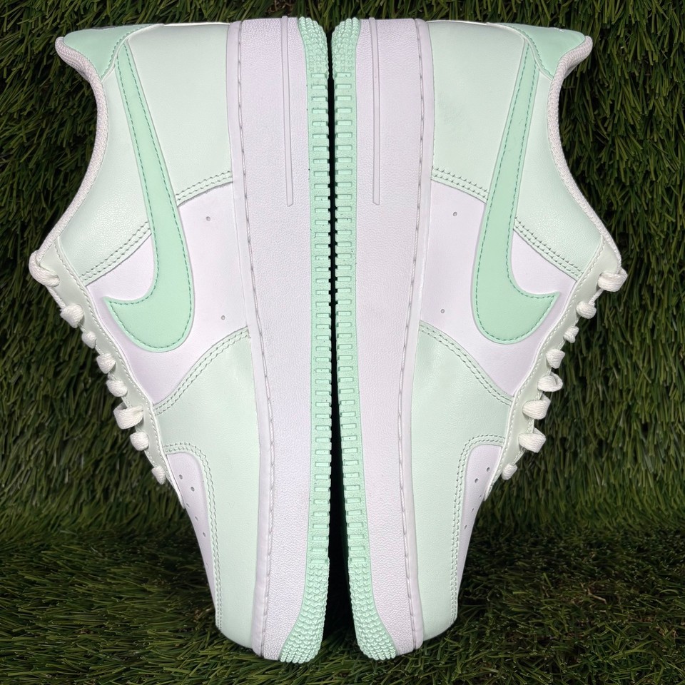 Nike Air Force 1 '07 Men's Size 10 White Mint Green AF1 Sneakers FZ4123 ...