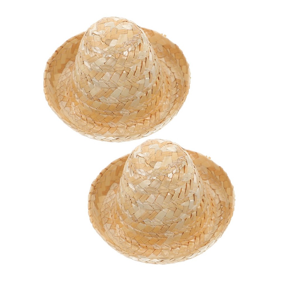 2 Pcs Small Hat Decoration Bottle Cap Mini Hats for Crafts Imitation ...