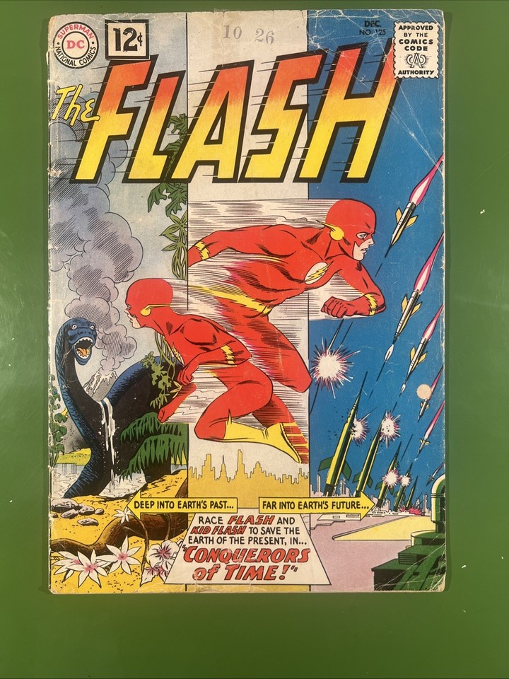 LOT OF 4 SILVER AGE FLASH COMICS! #113 #125 #129 #150 VG 1st Trickster ...