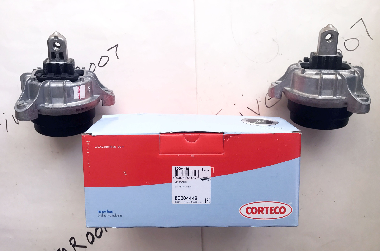 LEFT +RIGHT x2 CORTECO Mounts Engine Motor Mount Kit for BMW 2012-2016 ...