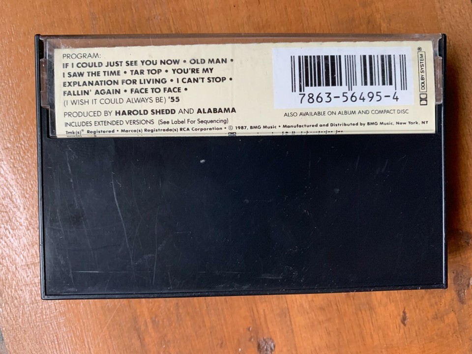 ALABAMA Cassette Tape - JUST US - Easy Listening - Country Music | eBay