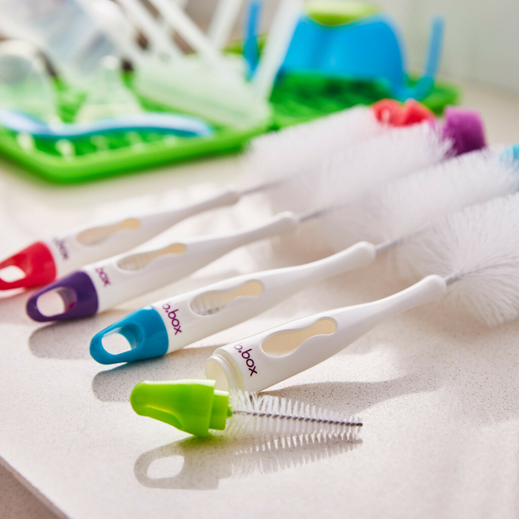 b.box: 2 in 1 Brush & Teat Cleaner - Plum Punch | eBay