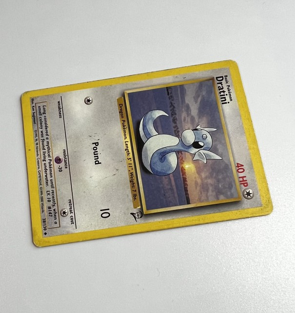 Pokémon TCG Dratini Base Set 2 38/130 Regular Unlimited Uncommon for ...