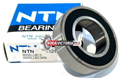 NTN 6005 LLBC3/5K NON CONTACT, RUBBER SEALED, 6005 2RSL C3 6005 DDU ...