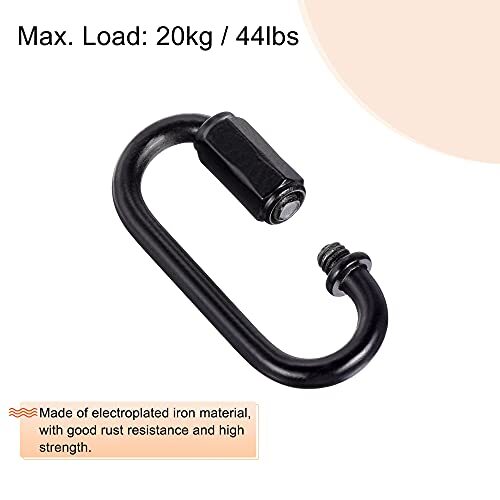 Chain Connectors 4mm Thick Quick Link Screw Lock Oval Clips For ...