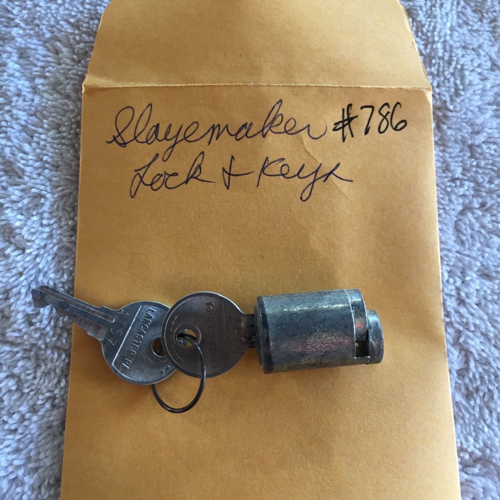 Vintage Slaymaker Lock & Key E-6 #786 | eBay