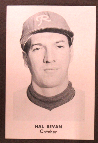 scarce 1959 HAL BEVAN Seattle Rainiers popcorn card PCL | eBay