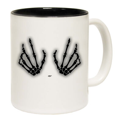 Skeleton Hands Halloween GIFT BOXED Funny Mugs Novelty Coffee Mug Cup ...