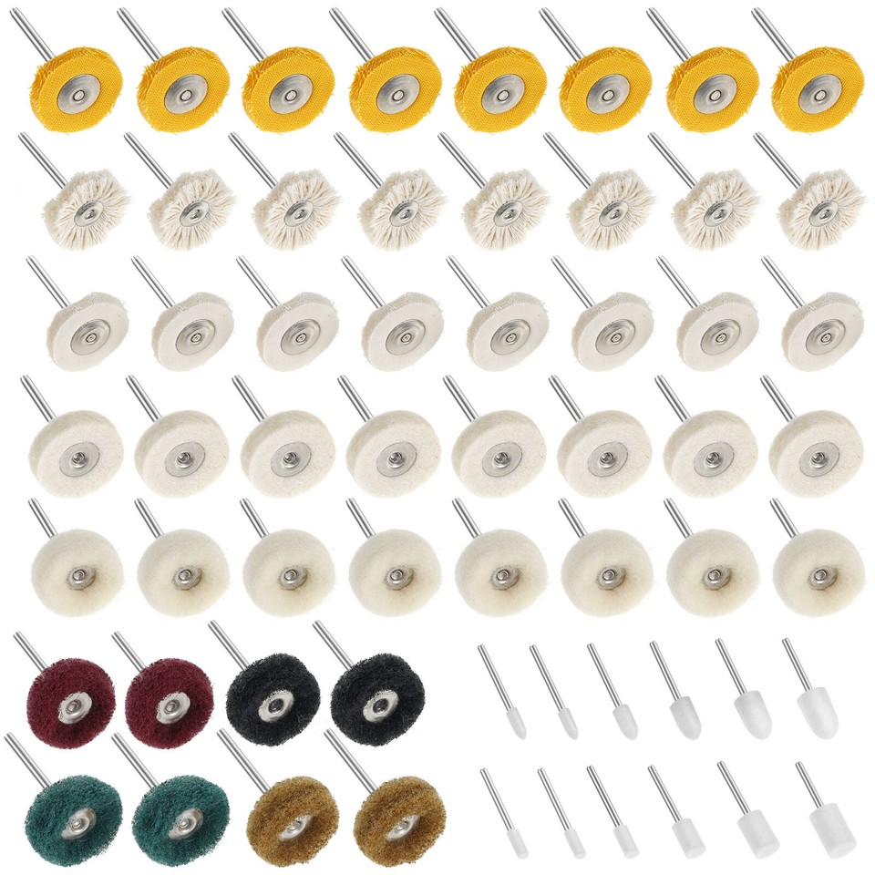 58Pcs Polishing Buffing Wheel Set Anti-scratch Abrasive Buffing Wheel ...