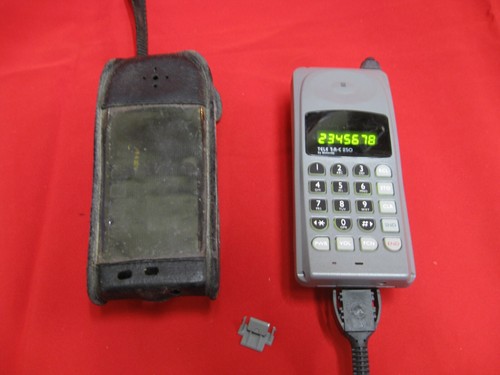 Motorola Tele TAC 250 Analog Cell Phone Vintage green LED Tested ...