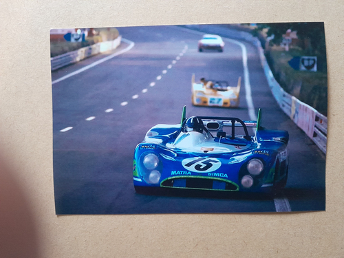 graham hill matra ms 670 vainqueur le mans 1972 14x10cm | eBay