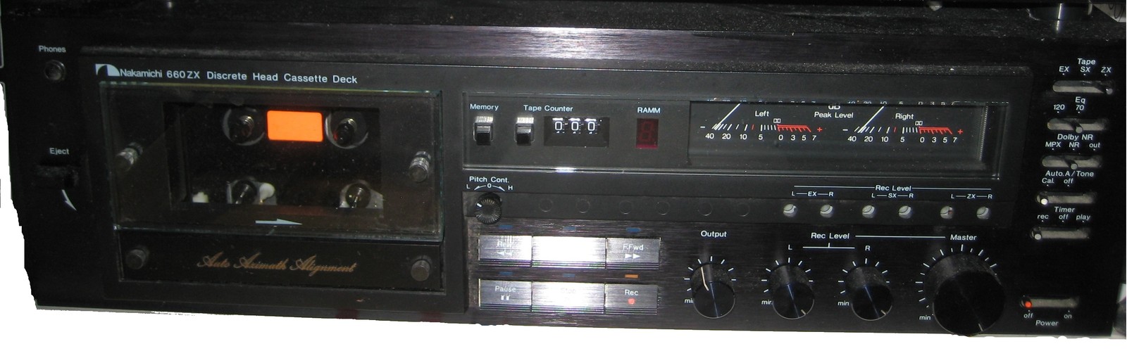 Nakamichi 660ZX 3 head auto azimuth cassette deck fully serviced | eBay