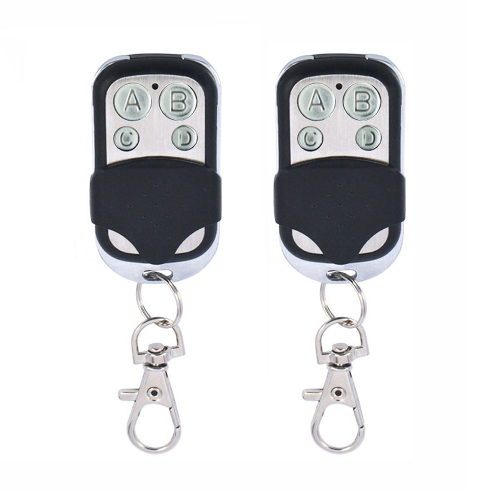 433MHz Wireless Garage Door Opener Remote Keychain Universal For Clone ...