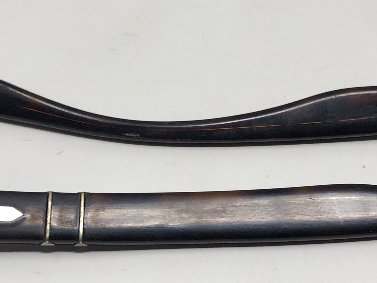 Authentic Temple Replacement PARTS Persol 3062-S 24/31 Brown ITALY QC50 ...