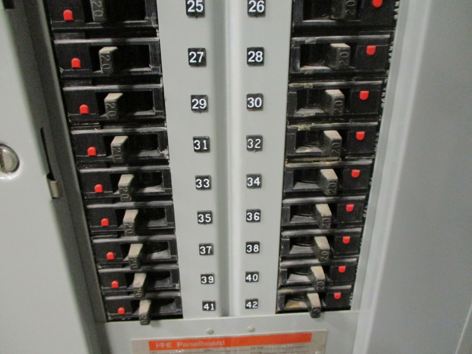 ITE Main Lug Breaker Panel CDP-7 225A Max 480Y/277 3Ph 4W Used | eBay