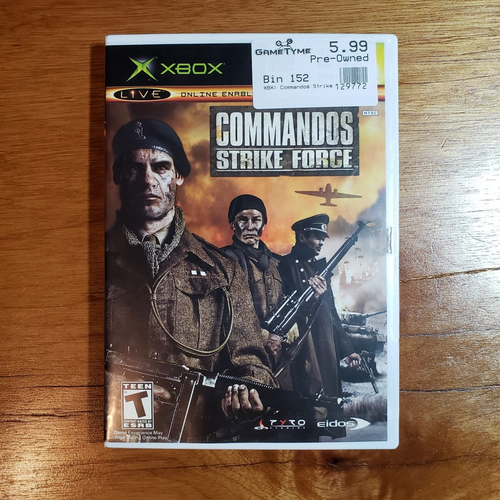Commandos: Strike Force, 2006, Microsoft Xbox - Game Only 788687200295 | eBay