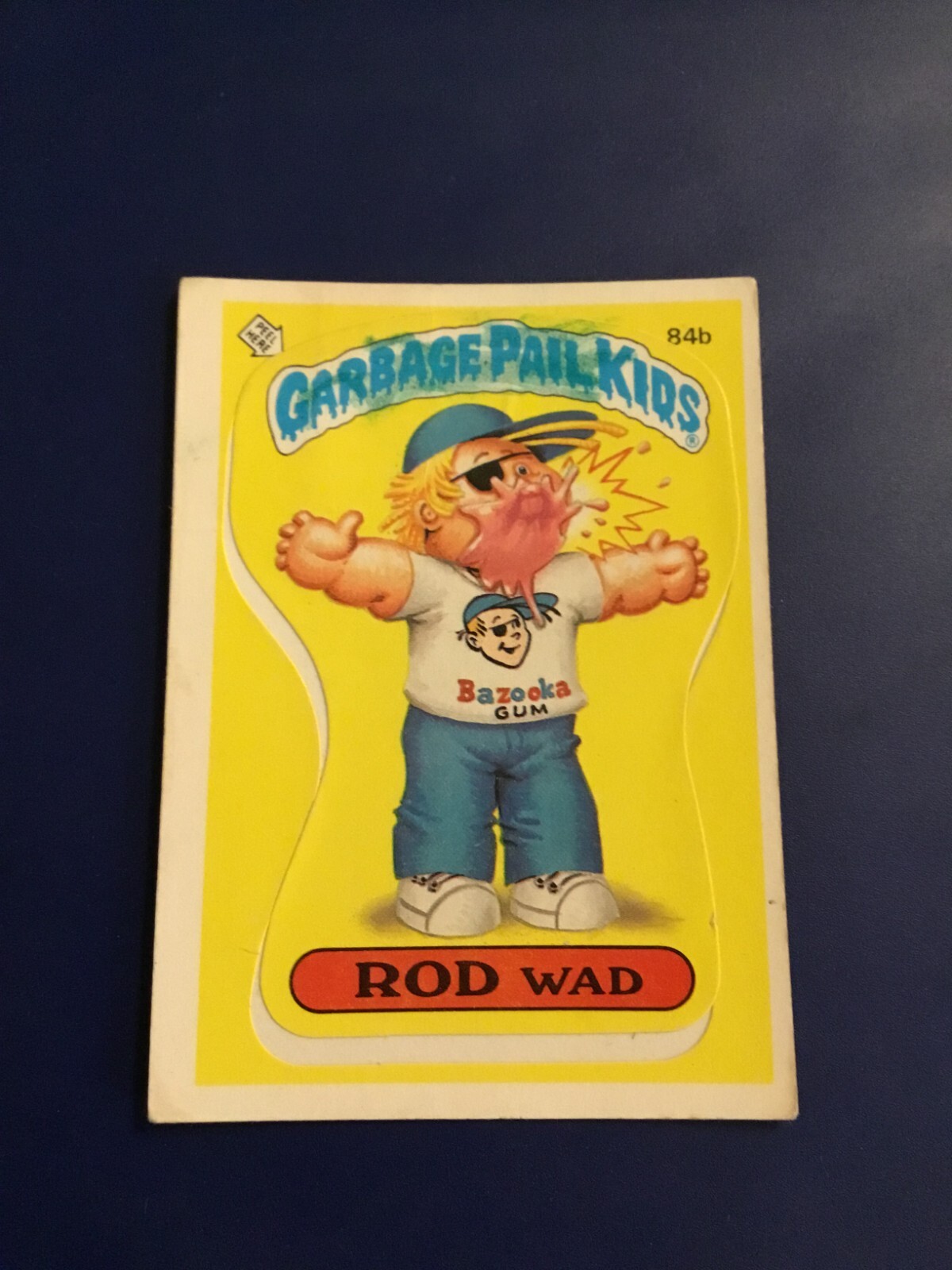1986 Topps Garbage Pail Kids #84b ROD WAD Series 3 GPK VG Nice Vintage ...