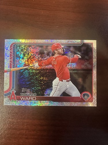 2025 TOPPS SERIES I #209 - TAYLOR WARD - SILVER SAND GLITTER REFRACTOR ...