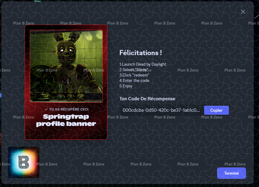 Dead By Daylight Horror Attraction Springtrap Profile Banner - Fast ...