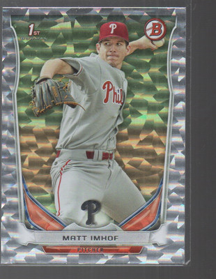 MATT IMHOF 2014 BOWMAN DRAFT PICKS PROSPECTS SILVER ICE CARD #DP45 | eBay
