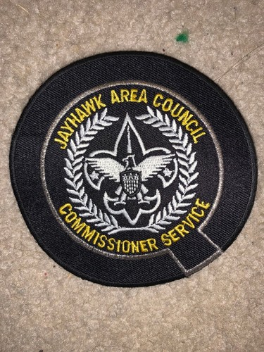 Boy Scout BSA Jayhawk Area Kansas Service Wreath Council Commissioner ...