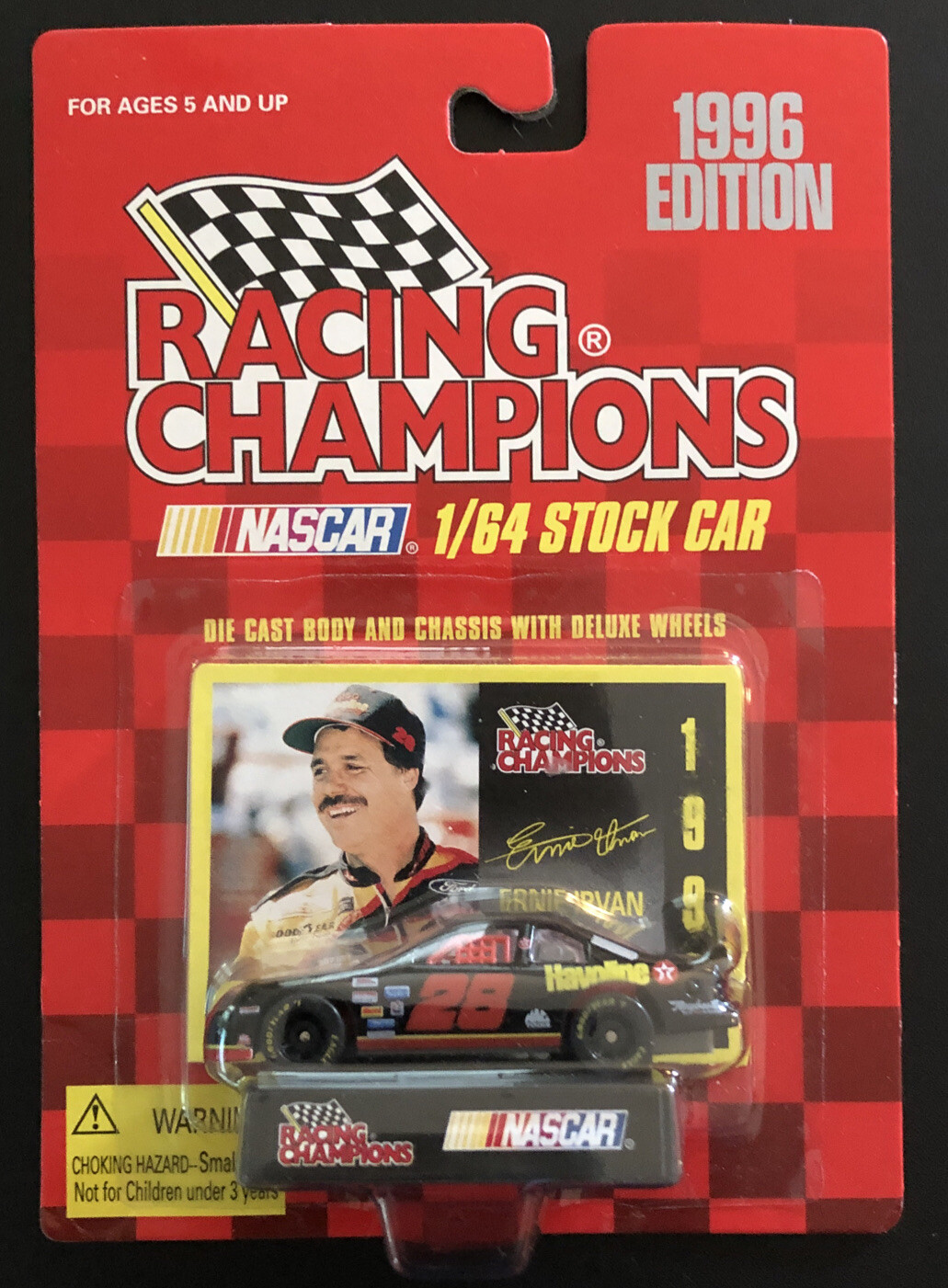 1996 Racing Champions NASCAR Ernie Irvan 1:64 Diecast Havoline #28 New ...
