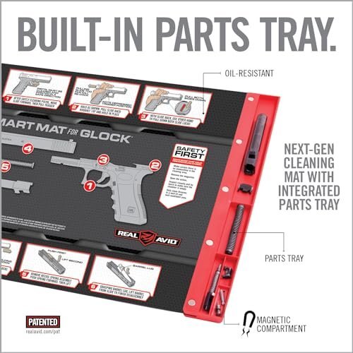 Real Avid Gun Cleaning Mat 19" x 16" with Magnetic Parts Tray | 1911 ...