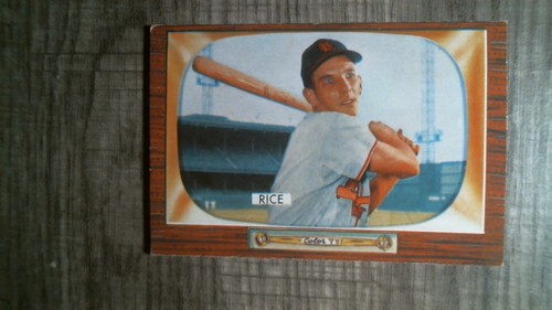 1955 Bowman baseball card # 106 Del Rice EXEX+ | eBay