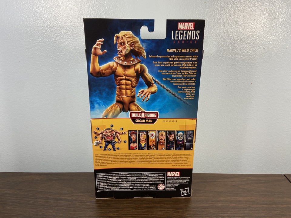 Marvel Legends X-Men Wild Child Sugar Man BAF Wave Action Figure New In ...