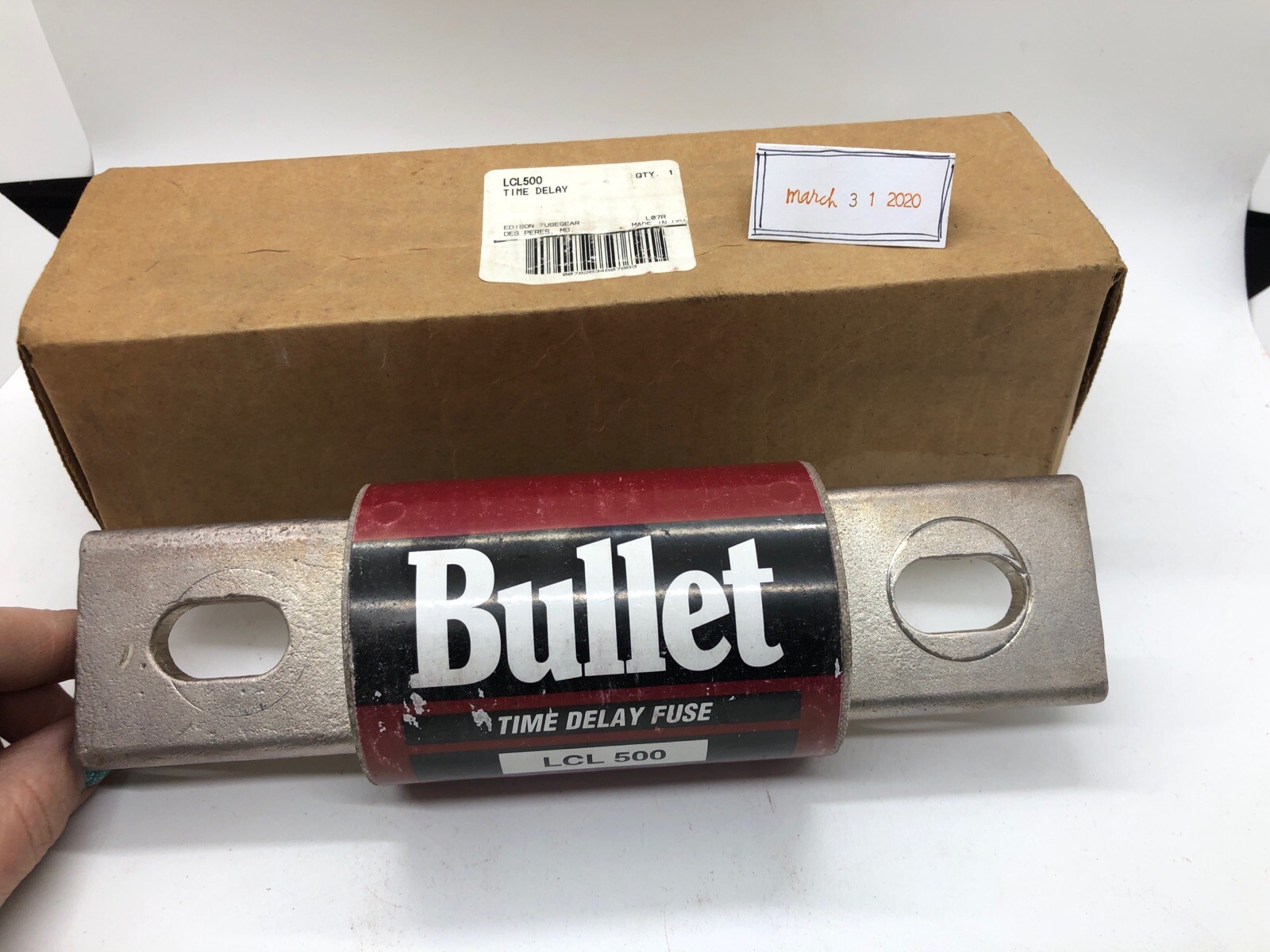 Edison Fusegear Bullet LCL500 LCL 500 Fuse | eBay