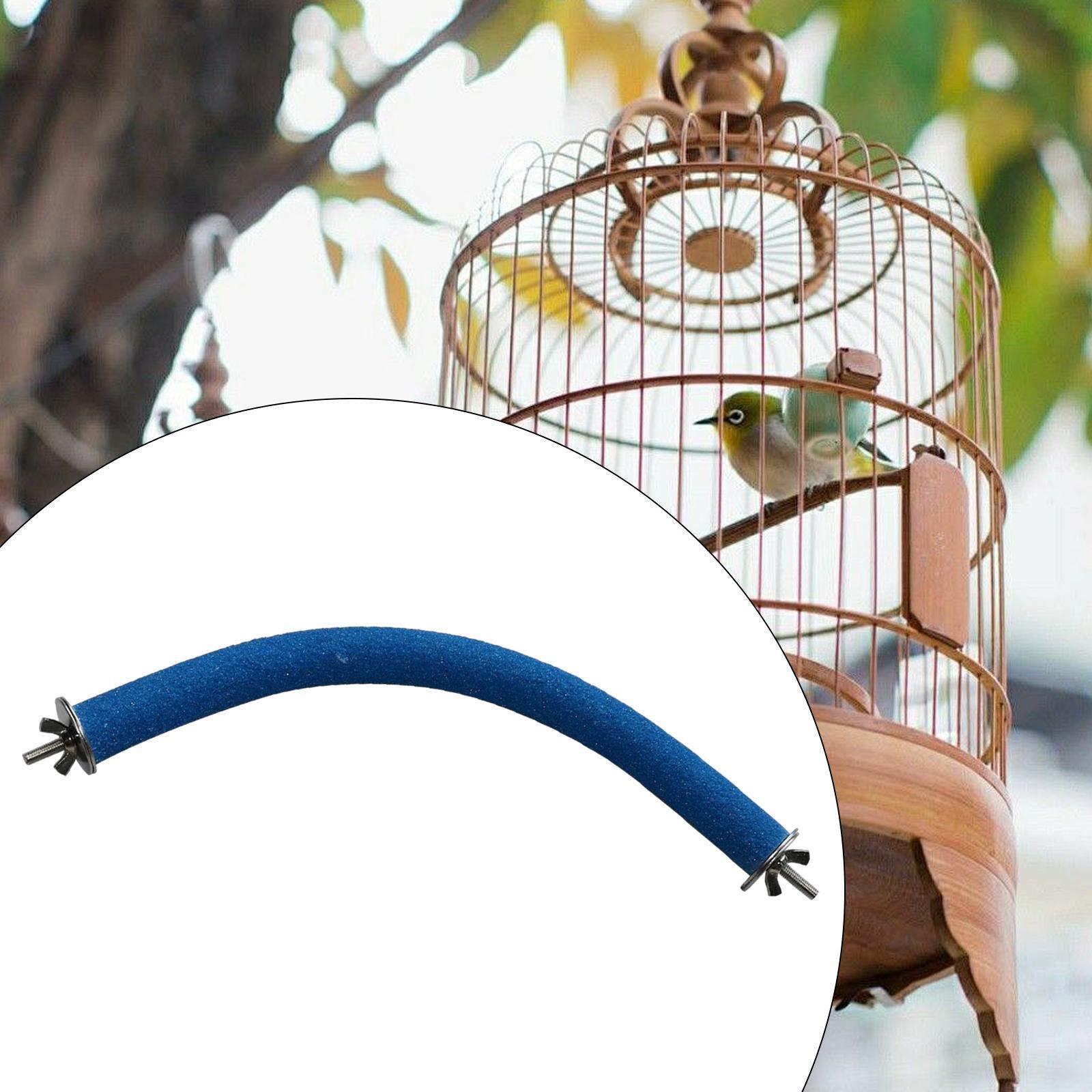 Pet Parrot Perch Toy Cage Accessories Bird Cage Perch for Medium Large ...
