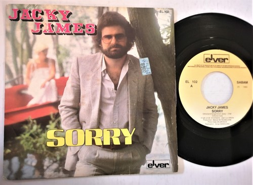 45 t 7" JACKY JAMES 102 sorry il y a si longtemps qu'on s'aime ELVER BELGIUM 80 | eBay