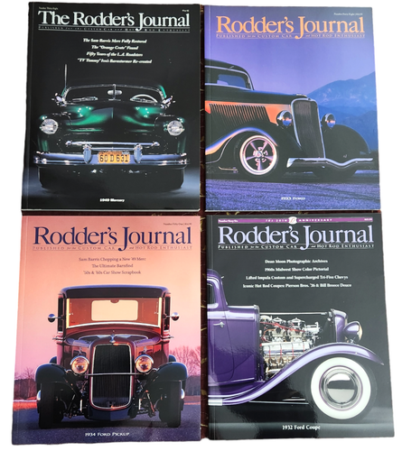 Lot of 4 The Rodder's Journal Magazine Issues #38,48,51,66 Hot Rod ...
