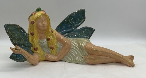 Vintage Handmade Ceramic Fairy Figurine | eBay