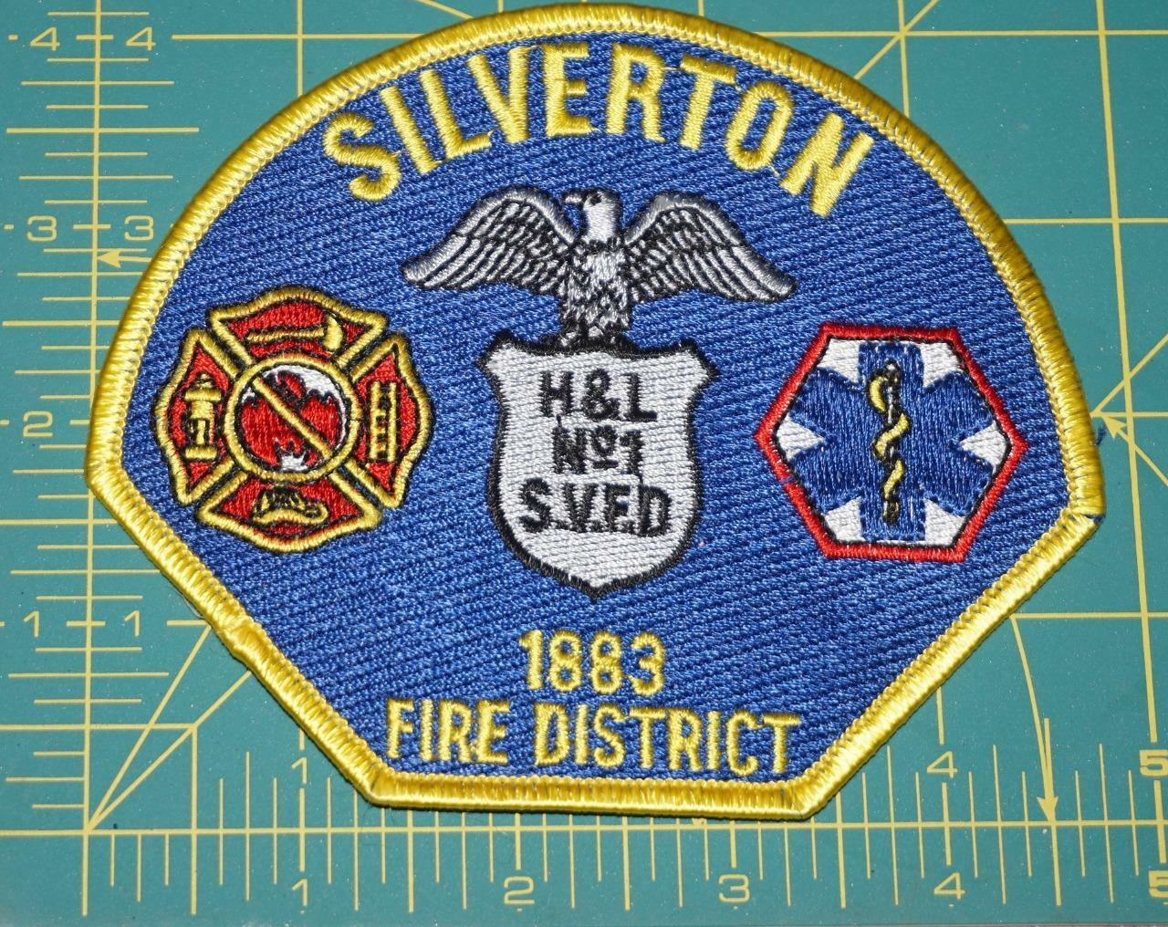 Silverton Fire District (Oregon) Fire Dept FIRE DEPARTMENT PATCH (0162 ...