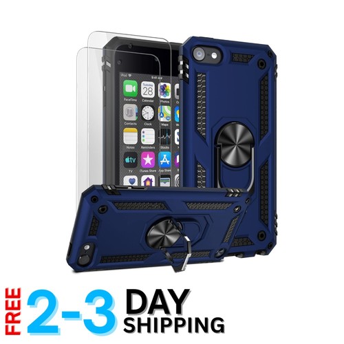 Heavy-Duty iPod Touch 5/6/7 Case with 360° Kickstand & 2 Screen Protectors | eBay