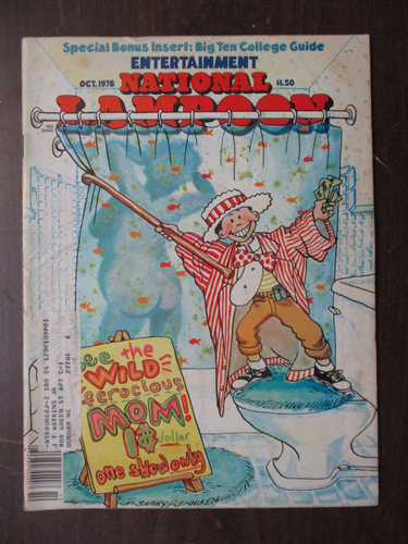 NATIONAL LAMPOON MAGAZINE OCTOBER 1978 ENTERTAINMENT ISSUE BIG 10 ...
