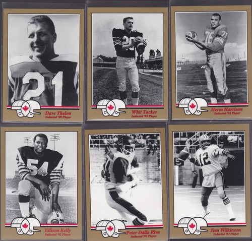 1994 Jogo CFL HALL OF FAME #23D WHIT TUCKER OTTAWA ROUGHRIDERS | eBay