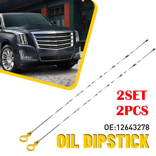 2X Engine Oil Dipstick For Silverado Sierra Yukon 5.3L 6.2L 2014-2020 ...