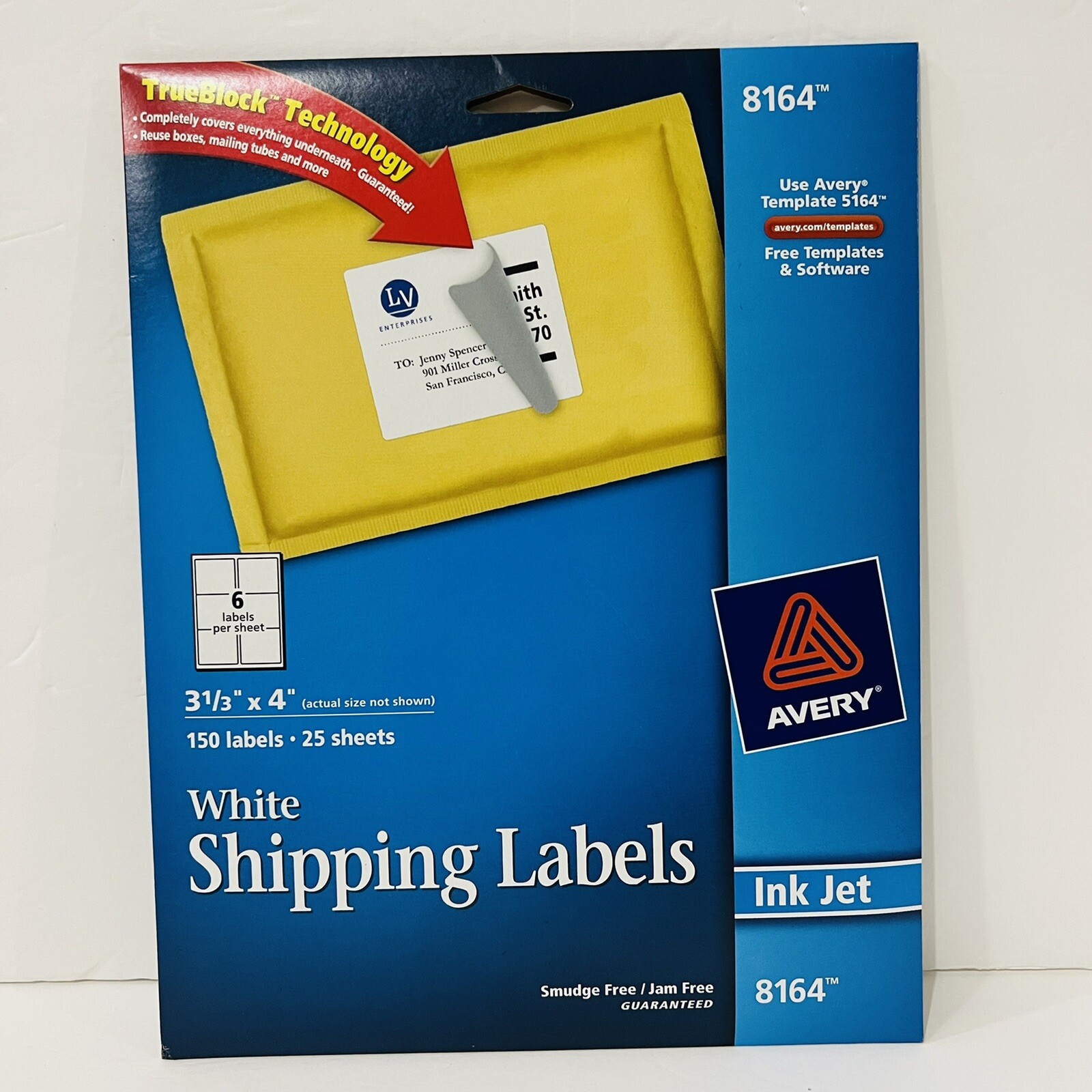 Repositionable Mailing Labels With Sure Feed Laser Cut Address Labels ...