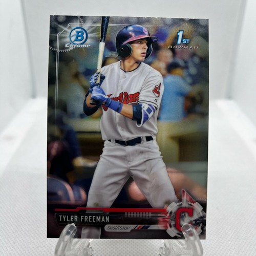 TYLER FREEMAN 2017 Topps 1st Bowman Draft CHROME BDC-42 Cleveland ...