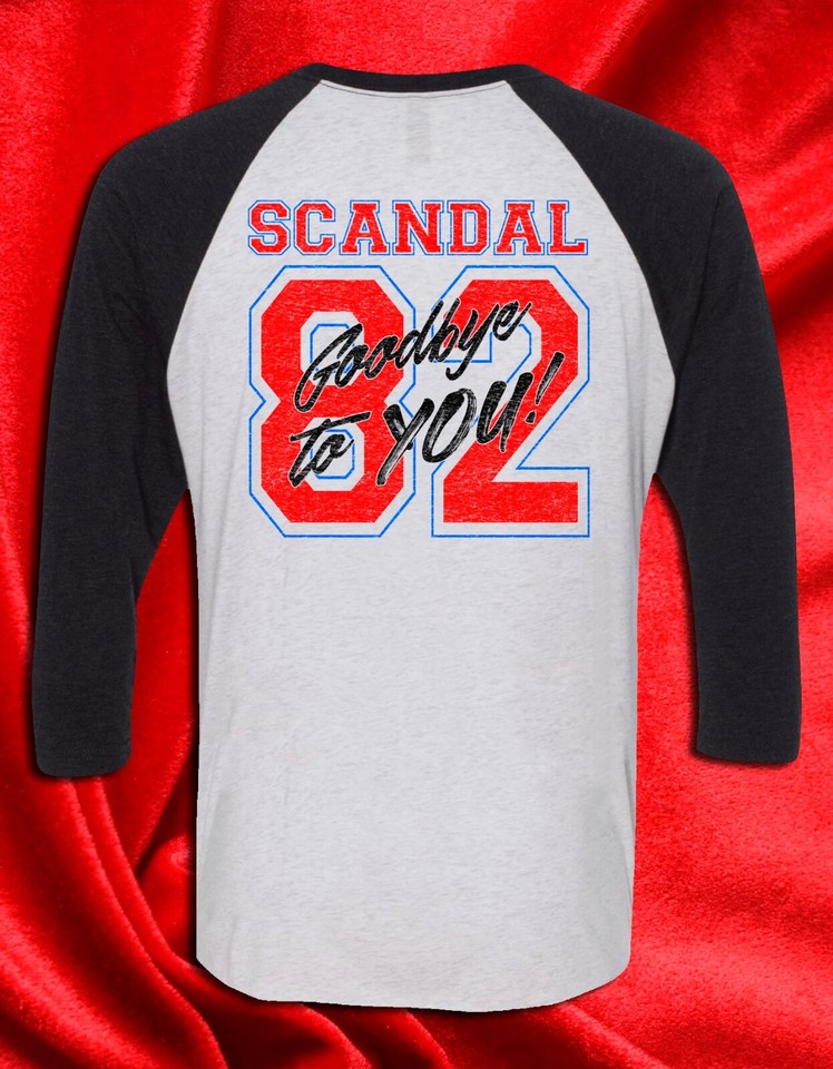Scandal Vintage Tour Jersey 1982 T-SHIRT UNISEX SM-XXL | eBay
