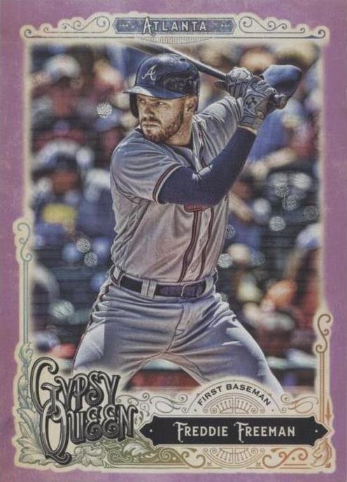 2017 Topps Gypsy Queen - Freddie Freeman #111 Purple /250 for sale ...