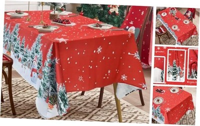 Christmas Tablecloth 60 * 120 Inch, Winter Snowman 60" X 120 ...