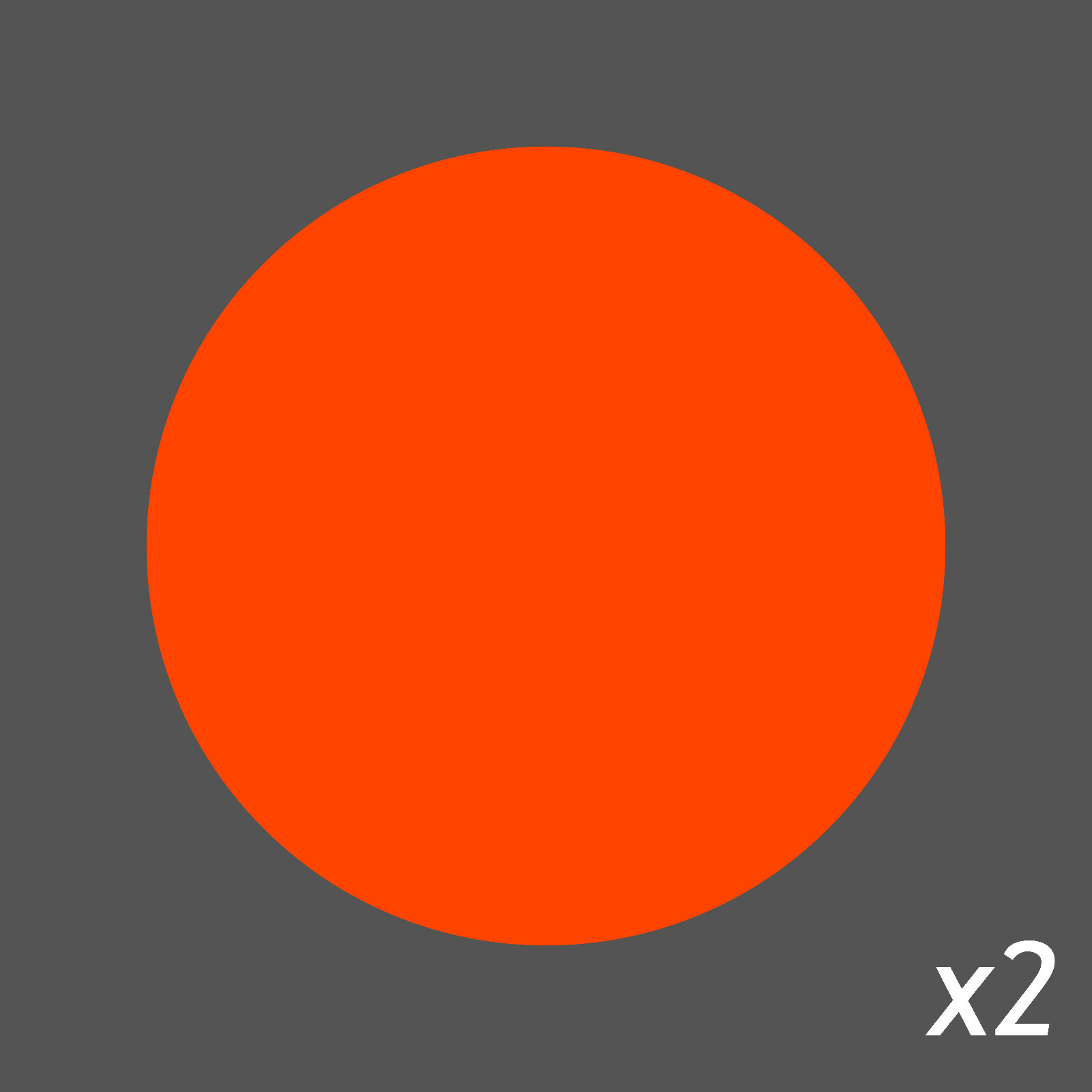 Motorsport UK Fluoro Orange Methanol sticker x2 - MSA race rally decal ...